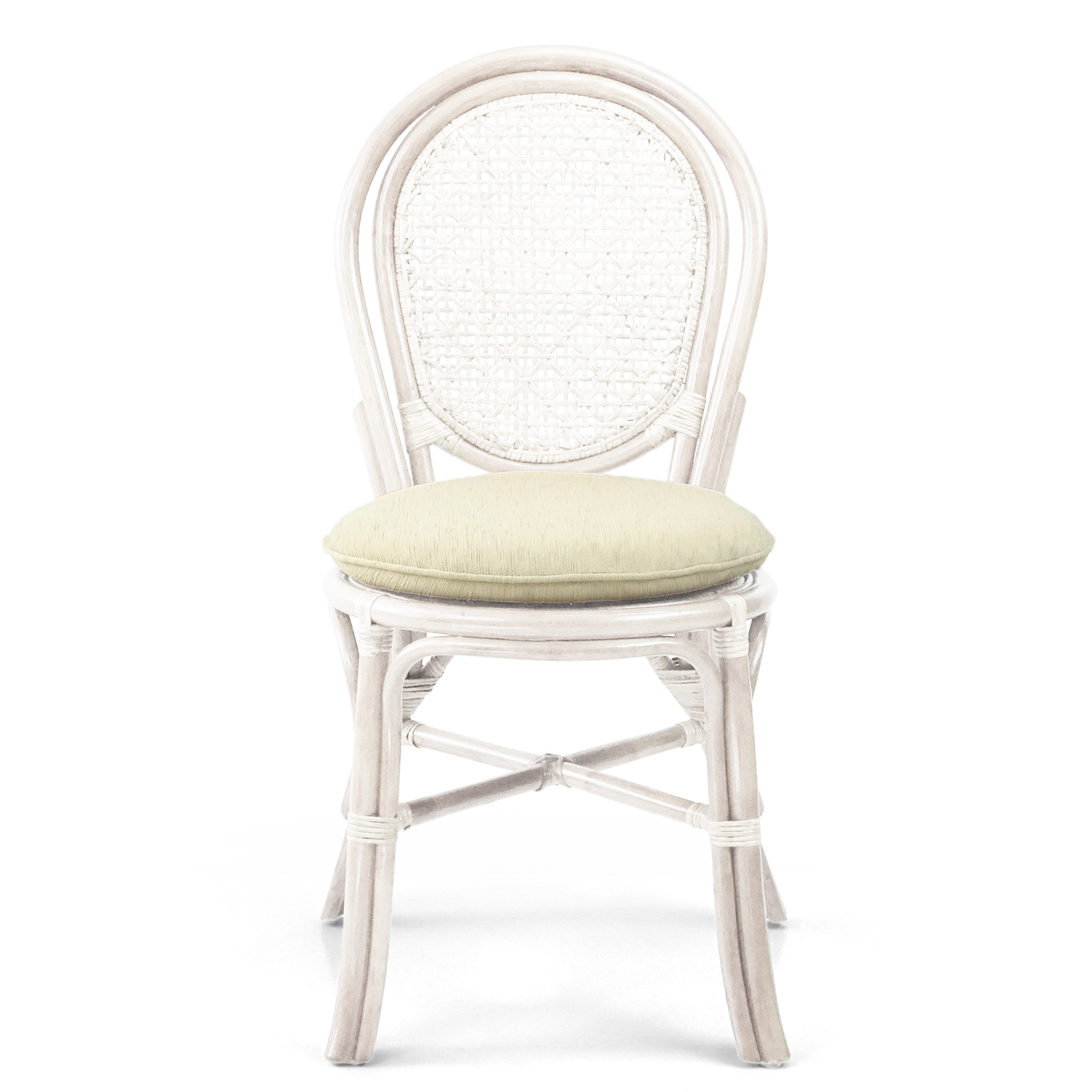 Set of 2 Denver Chairs, White Wash Color